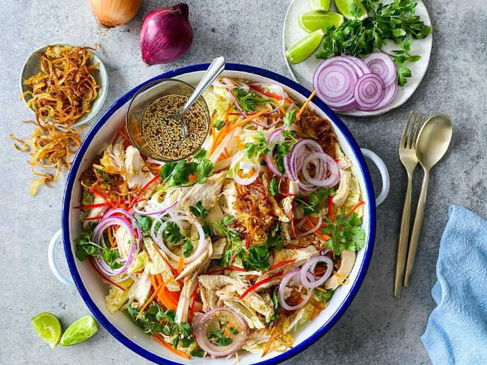 One Pan Chicken & Balsamic Caramelised Onion Parmi | Australian Onions